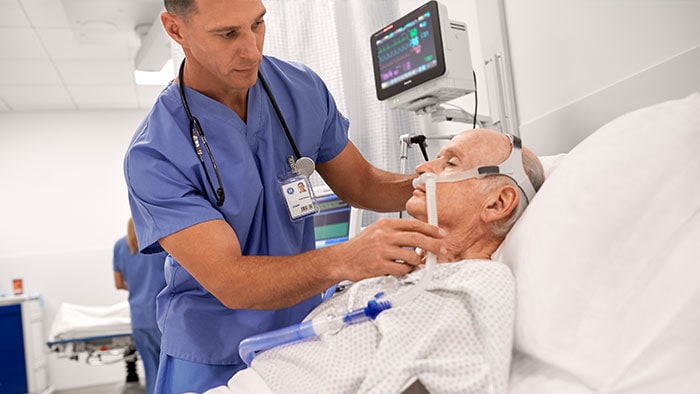 Ventilateur V60 Plus - Ventilation Non Invasive (VNI) et OHD | Philips