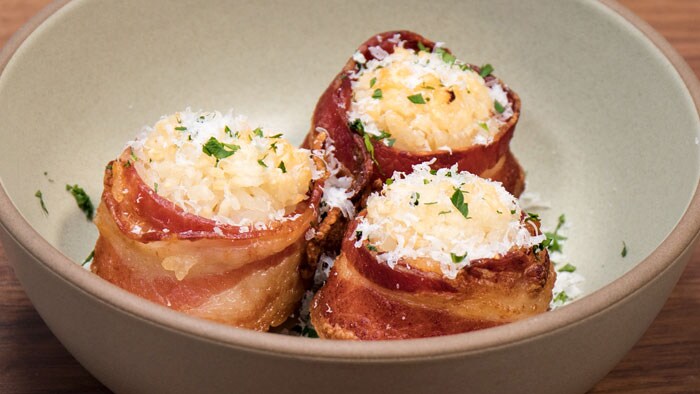 Flavorful Parmesan Bacon Rice Balls | Philips