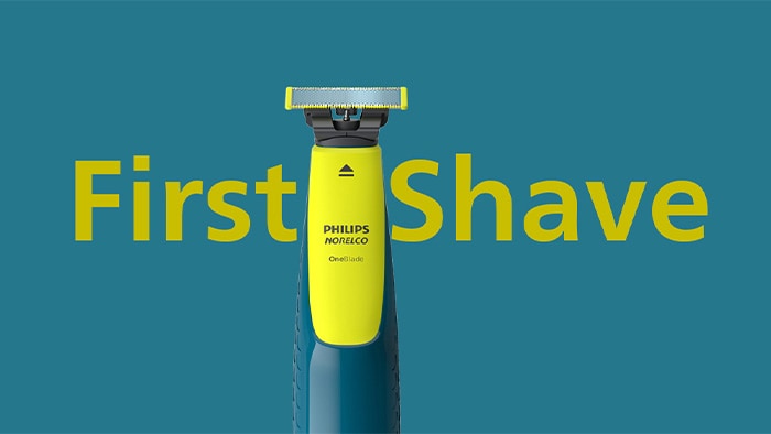 OneBlade First Shave: Best Electric Shaver for Teenagers | Philips Norelco