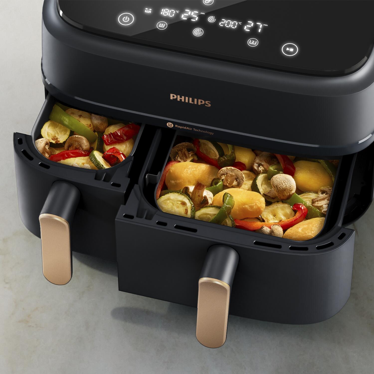 Doppelte Power: Der Philips Airfryer 3000 Series Dual Basket bringt ... Doppelte Power: Der Philips Airfryer 3000 Series Dual Basket bringt ...