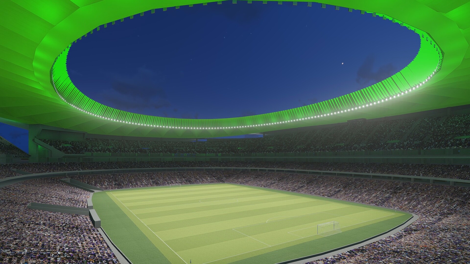 Nieuwe Atlético Madrid-stadion wordt eerste ter wereld met LED ...