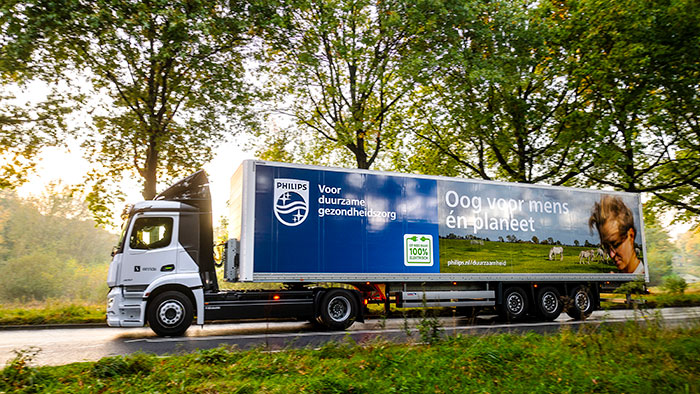 Philips Campus in Best verduurzaamt wegtransport met elektrische trucks ...