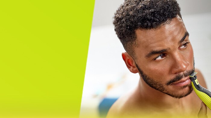 Do it all with OneBlade Trim, edge, and shave any length of hair.