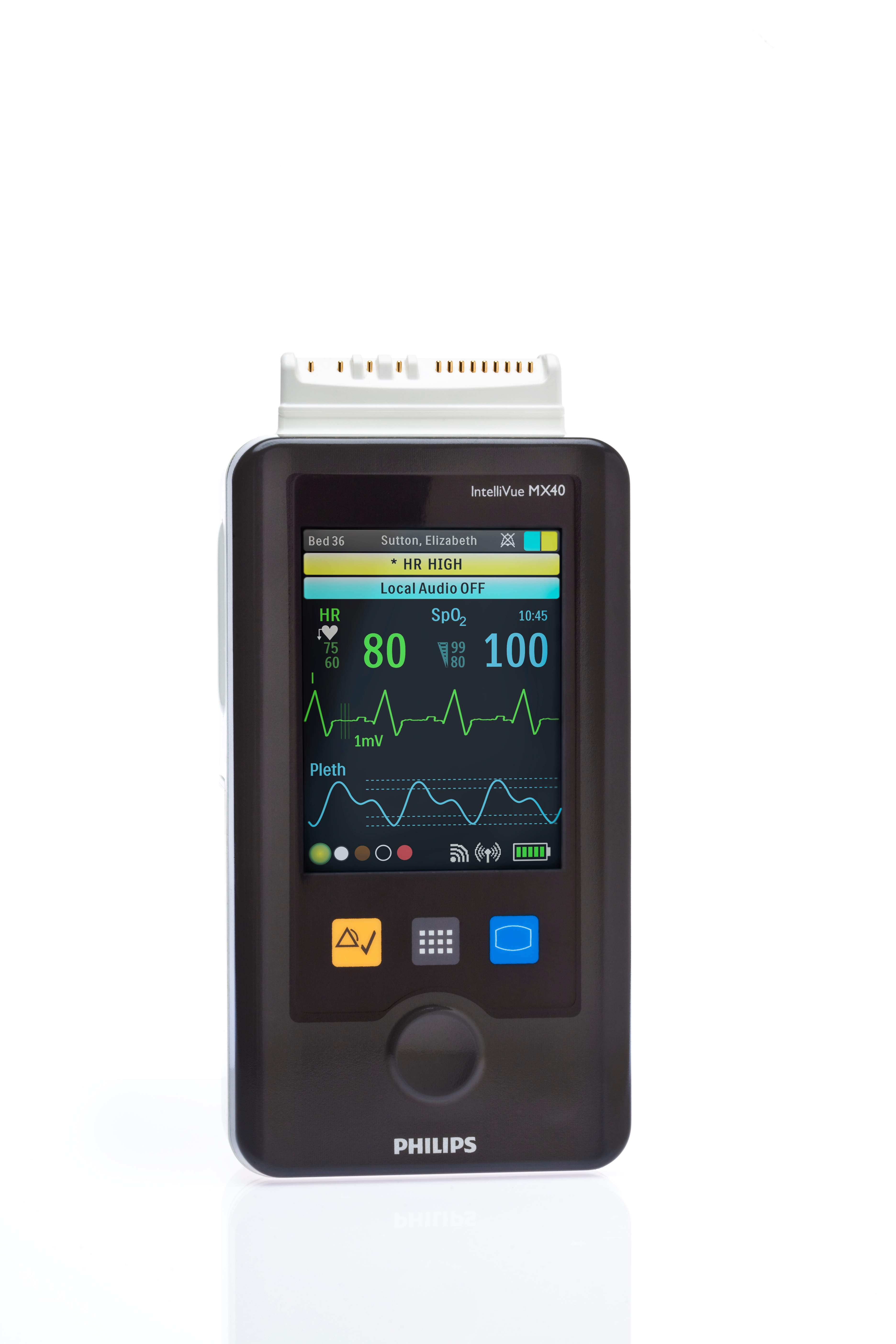 El nuevo monitor de pacientes IntelliVue MX40 de Philips aporta ...